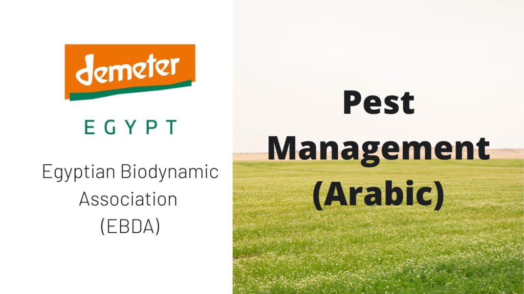 Pest Management (Arabic) – Ebda Earth
